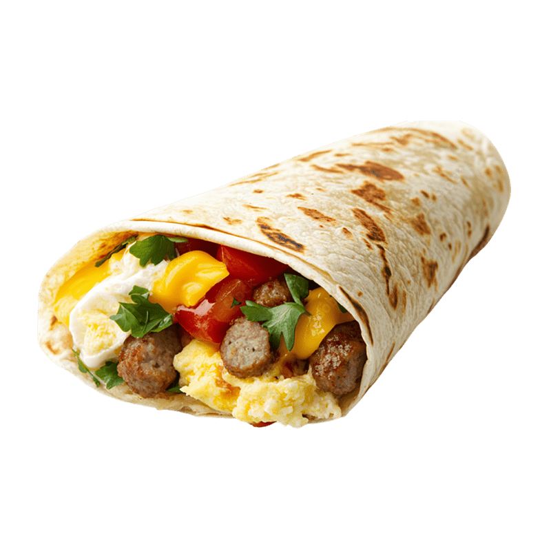 Turkish Brekkie Wrap - Atila Cafe